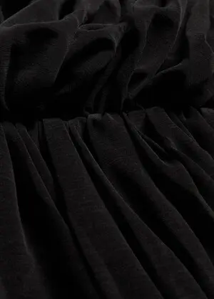 Ronny Kobo Gathered Strapless Mini Dress