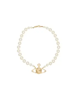 VIVIENNE WESTWOOD Pearl Embossed Necklace