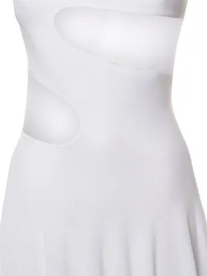 Alaïa Knitted Sleeveless Midi Dress