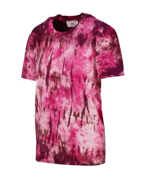AMI Paris Tie-dyed Crewneck T-shirt