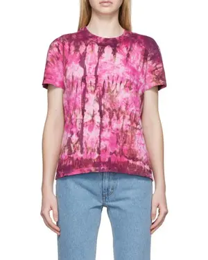 AMI Paris Tie-dyed Crewneck T-shirt