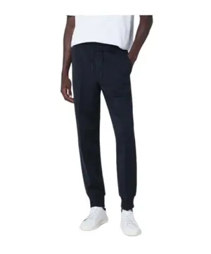 Zegna Drawstring Tapered-leg Trousers - Navy
