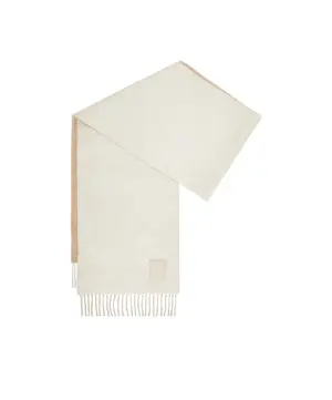 Loewe Logo Wool Cashmere Scarf