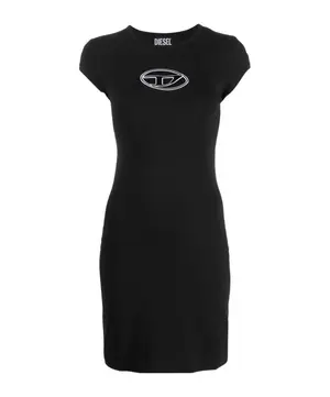 DIESEL® D-angiel Short Dress - Black