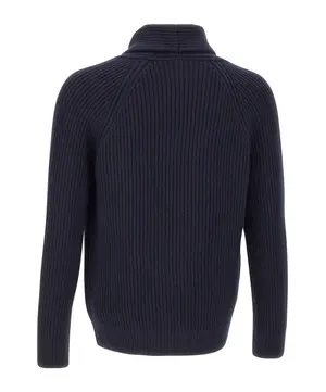 GRAN SASSO Shawl Collar Cardigan