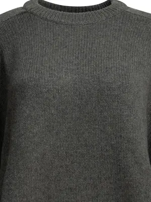 LISA YANG Cropped Crew Neck Knitted Sweater