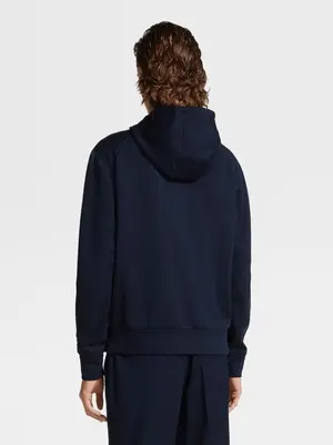 Zegna Zip-up Drawstring Hoodie