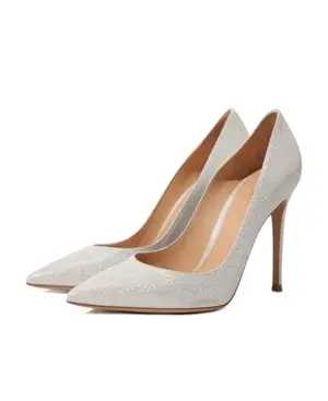 GIANVITO ROSSI Pointed High Heels - Nude