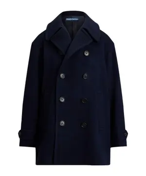 Polo Ralph Lauren Double-breasted Wool Peacoat - Black