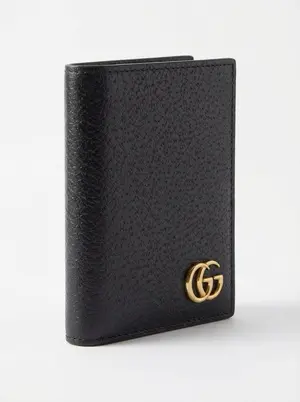 Gucci Gg Marmont Card Holder - Black