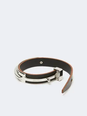 Max Mara Agiate Leather Bracelet