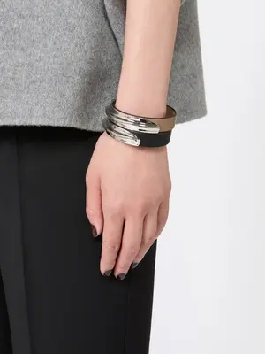 Max Mara Agiate Leather Bracelet