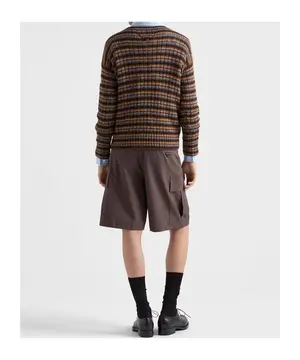 Prada Shetland Wool Boat Neck Sweater