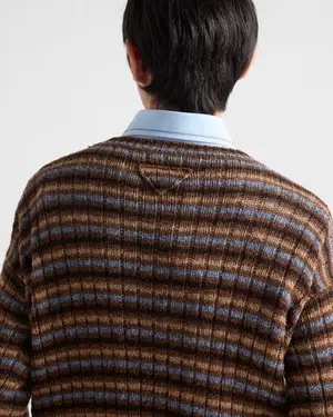 Prada Shetland Wool Boat Neck Sweater