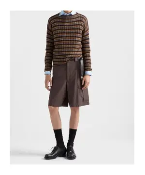 Prada Boat Neck Knitted Sweater