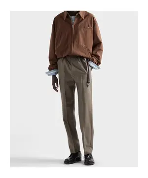 Prada Wool Houndstooth Pants