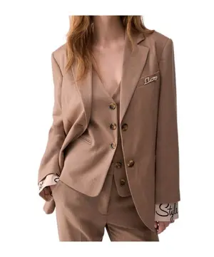 Liu Jo Herringbone Fabric Blazer