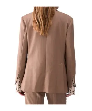 Liu Jo Herringbone Fabric Blazer