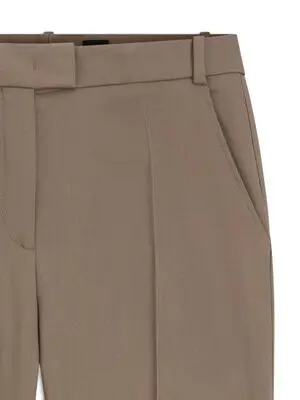 Hugo Boss Flared-fit Stretch Gabardine Trousers