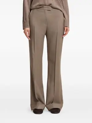 Hugo Boss Flared-fit Stretch Gabardine Trousers