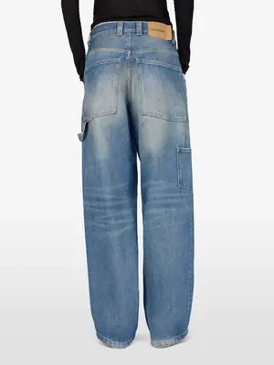 HAIKURE Faded-effect Wide-leg Jeans