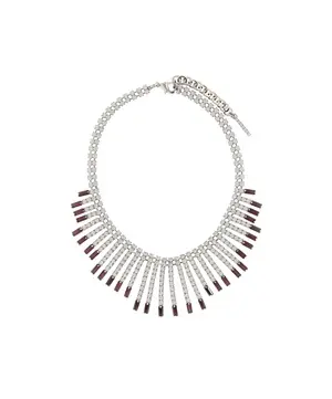 Alessandra Rich Metal Necklace - Silver