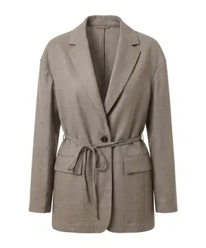 Brunello Cucinelli Long-sleeve Blazer - Gray