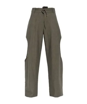 Christopher Esber Casual Pants With Belt Loops - Stone
