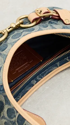 COACH Belted Ergo Signature Jacquard Shoulder Bag 26