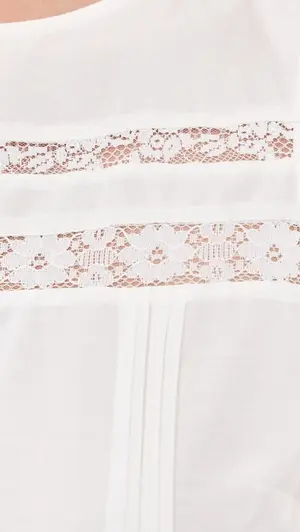 3.1 Phillip Lim Pleated A-line Lace Midi Dress