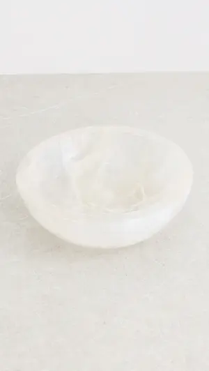 Jia Jia Selenite Round Bowl
