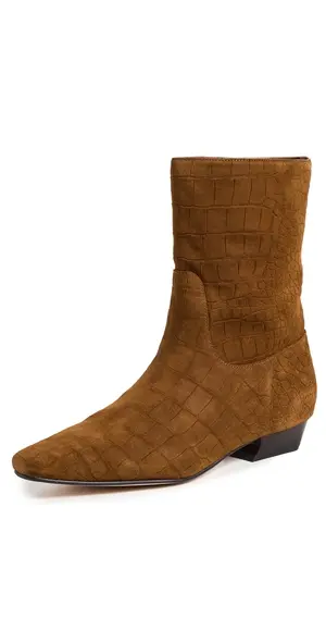 FAVORITE DAUGHTER Addison Booties - Saddle