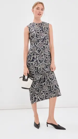 Veronica Beard Sleeveless Midi Gemma Dress