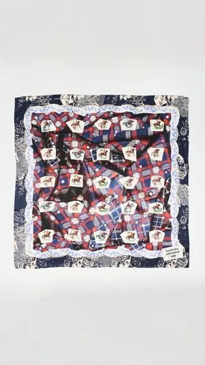 Acne Studios Volta Check Scarf