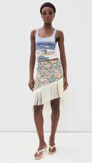 YELLOW THE LABEL Gretchen Jacquard Skirt