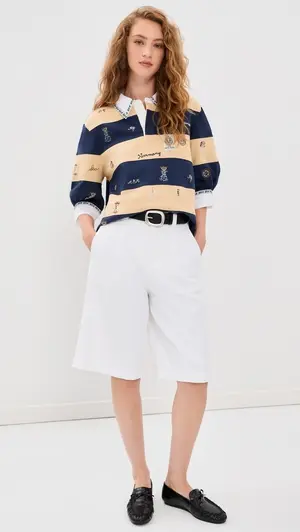 Sea Juliet Embroidered Rugby Top