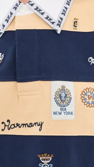 Sea Juliet Embroidered Rugby Top