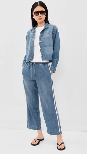 Z Supply Sidelines Denim Pants