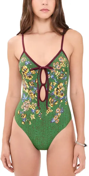 ALEMAIS Phyllis Piece Swimsuit - Green