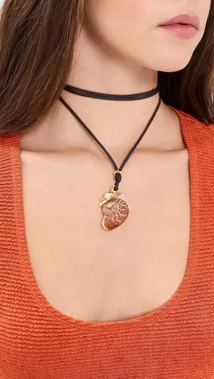 Éliou Area Charm Wrap Necklace