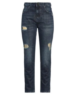 Pinko Jeans Size Cotton, Lyocell, Metal Fiber - Blue