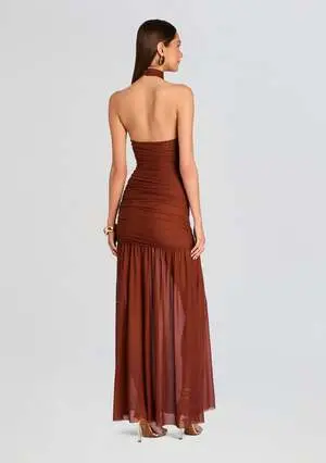 SEROYA Selina Mesh Maxi Dress