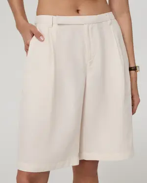 Vuori Trestles Low Slung Trouser Shorts - Natural