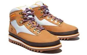 Timberland Vibram Euro Hiker Mid Boot - Yellow/white/brown