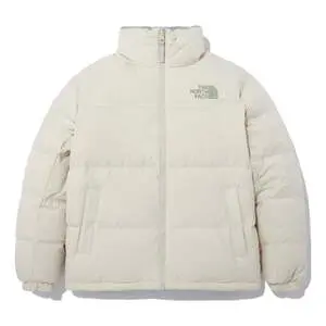 The North Face Logo Winter Puffer Jacket - Beige