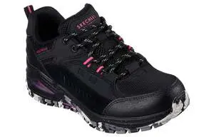 Sketchers Uno Trail Cool Trek Athletic Sneakers - Black/pink