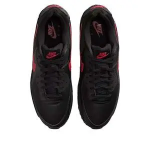 Nike Max 90 Low Top Sneakers - Black/black/hard Red