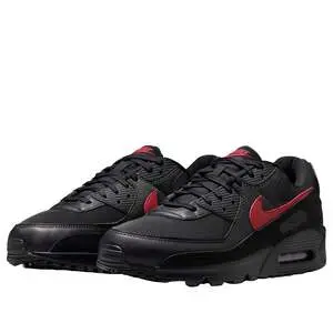 Nike Max 90 Low Top Sneakers - Black/black/hard Red