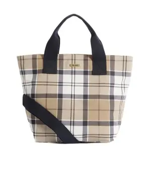 Barbour Maisy Tartan Tote Bag - Nude