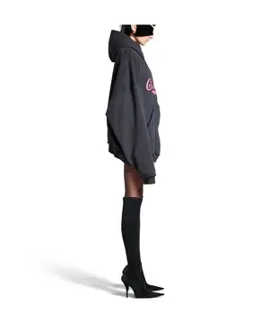 Balenciaga Logo Printed Zip-up Jacket